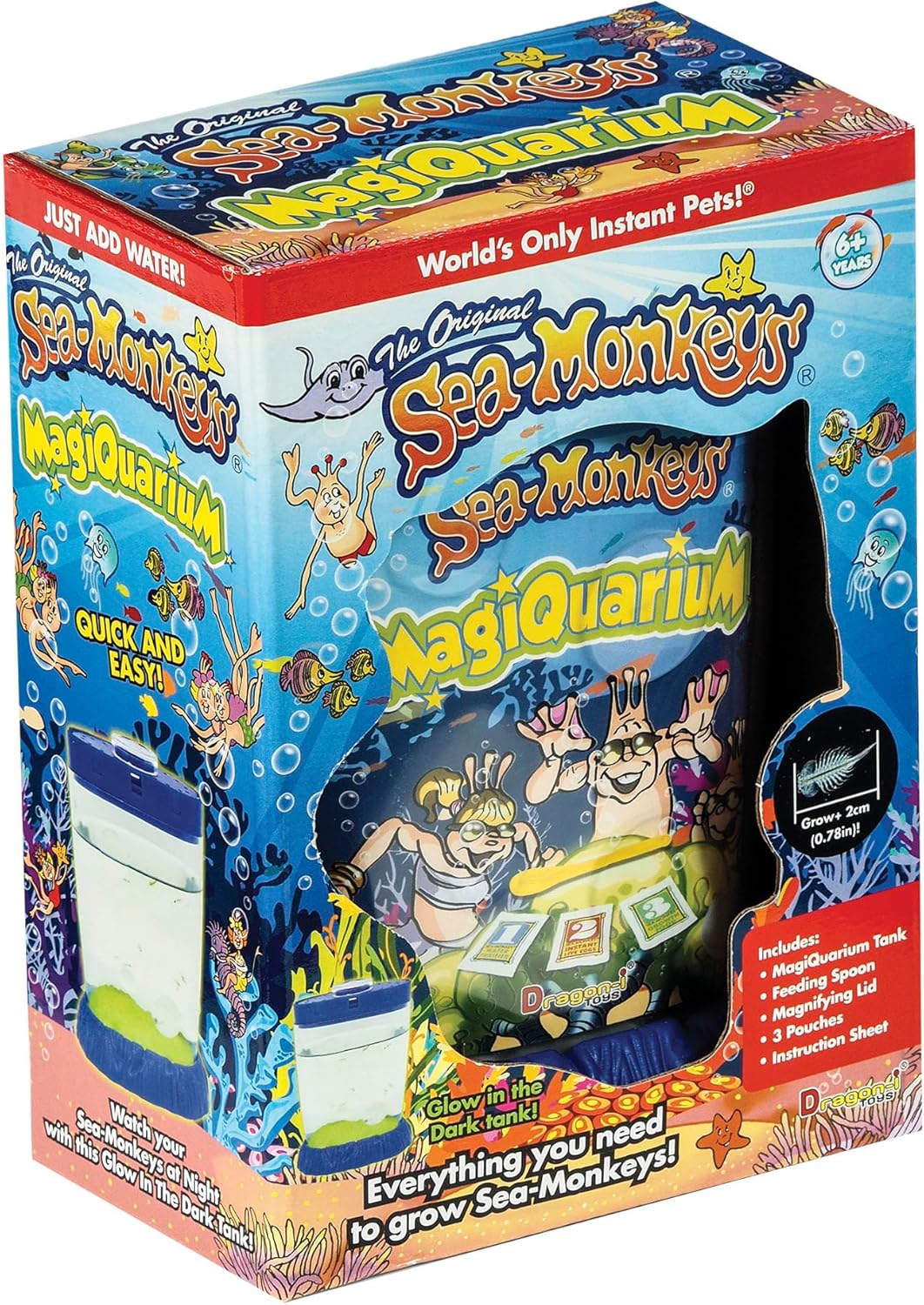 Sea-Monkeys Magiquarium - World's Easiest, No-Mess Pet - Grow Your Own ...